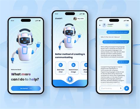 ChatGPT App UI Design Using Figma Images Behance