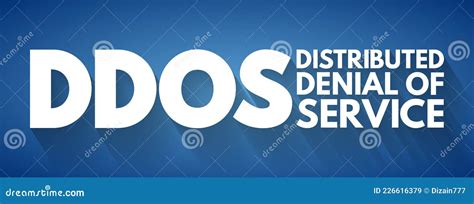 Distributed Denial Of Service Ddos Attack Concept 3d Illustration