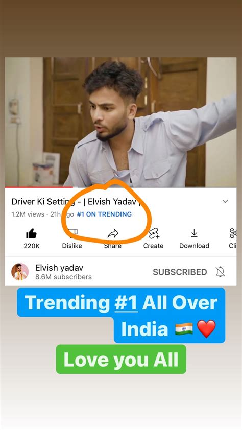 Elvish Yadav On Twitter Trending 1 ️ Thank You All