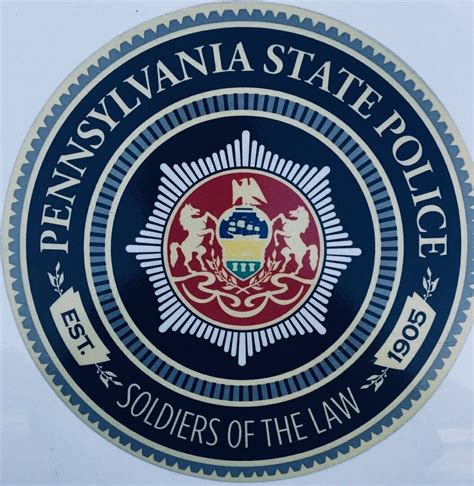 Pennsylvania State Police Seal On Car Door