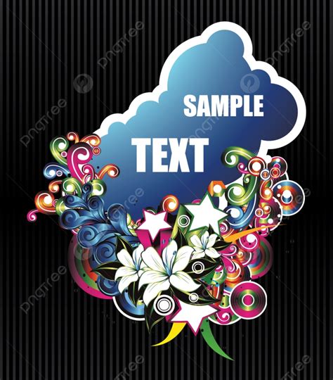 추상 꽃 프레임 장식 화려한 템플릿 Psd 다운로드 디자인 자료 다운로드