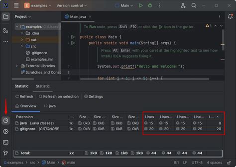 How To Count Lines Of Java Code Using Intellij Idea Baeldung