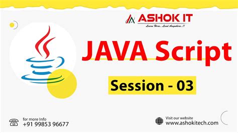 Java Script Session 03 Ashok It Youtube