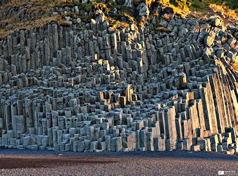 Basalt Columns Can Be Found In Many Places In Iceland But No Surprise