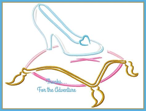 Cinderella Glass Slipper Drawing