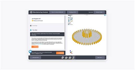 Dfm Advisories For 3d Printed Parts Size Gaps Thin Walls