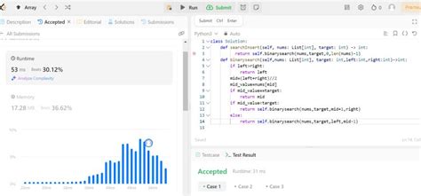 abida shoukat on linkedin leetcode coding 100daysofcode searchinsertposition binarysearch…