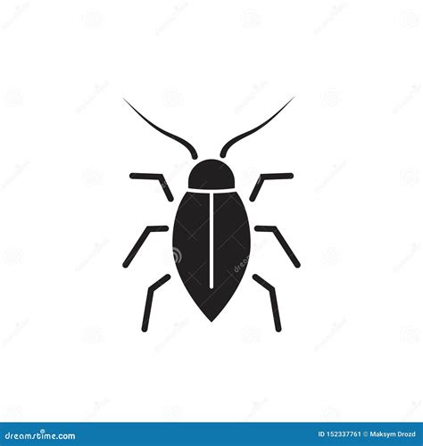 Cockroach Icon Insect Icon Bug Isolated Illustration Stock Illustration Illustration Of Sign