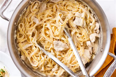 Homemade Chicken Fettuccine Alfredo
