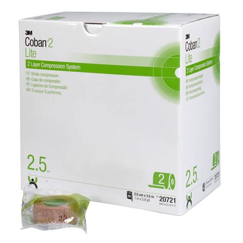 Kompressionsbind Coban 2 Lite 3 5m X 2 5cm Lag 2 Latexfri Usteril