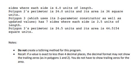 Solved Java Exercise 6 N Sided Regular Polygon Class And