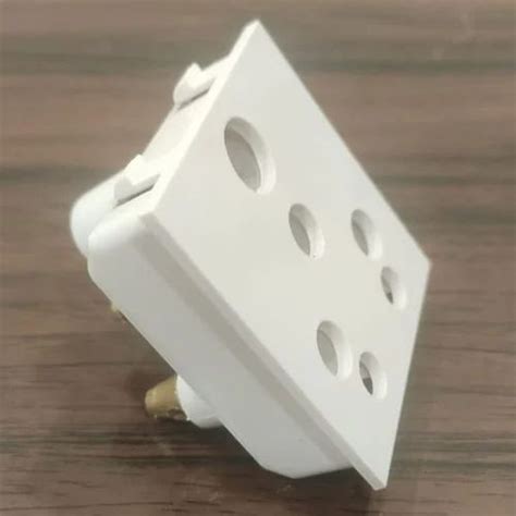 A White Pin Electric Socket V At Rs Piece In New Delhi ID