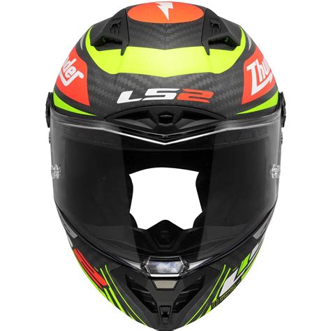 Ls2 Ff805 Thunder Gp Aero Replica Full Face Motorcycle Helmet Black For