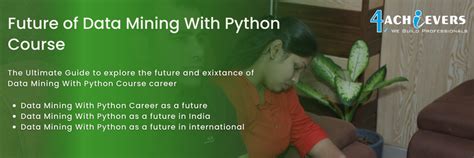Article Blogs News And Job Guide Information On Data Mining With Python Published By