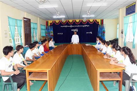 တနင်္သာရီတိုင်းဒေသကြီးလူမှုရေးရာဝန်ကြီး မြန်မာ့သိုင်းအားကစားအဖွဲ့နှင့်တ