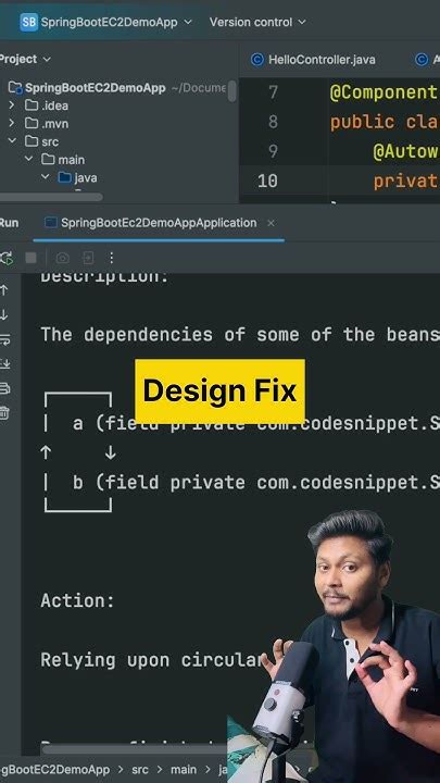 Circular Dependancy In Spring Boot Coding Springboot Java Youtube