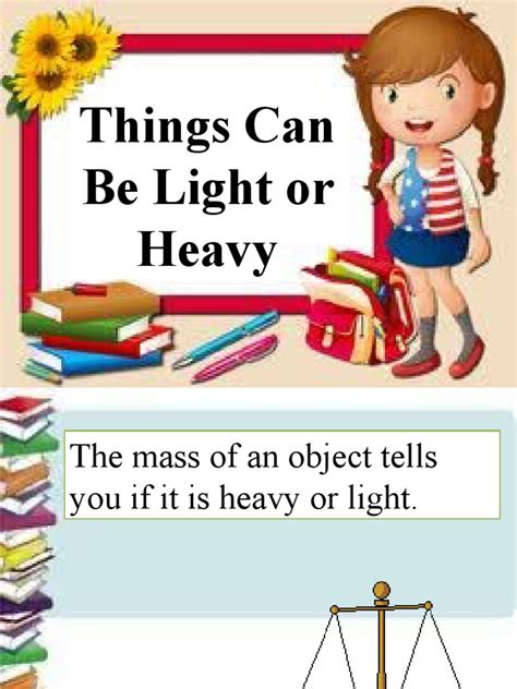 Light Vs Heavy Objects Explained Pdf