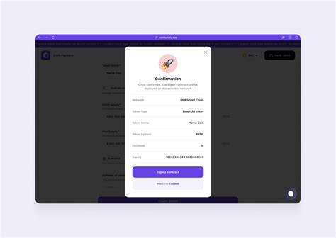 Step By Step Guide On How To Create A Bep 20 Token On Bsc Without Coding Coinfactory