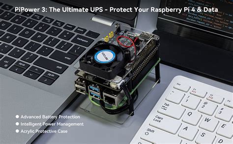 Sunfounder Raspberry Pi 4 Ups Power Supply Compatible With Raspberry Pi 4b 3b 3b Zero 2 W