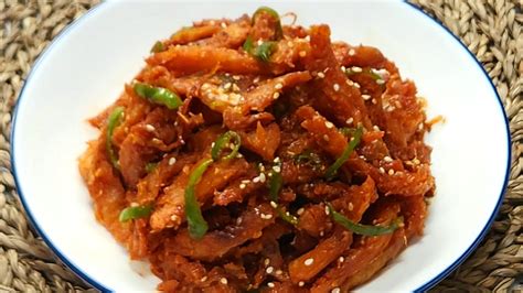 황태채무침 이렇게 드셔보세요 황태채 무침 맛있게 버무리는방법 무침요리 황태채무침요리 밑반찬요리 황태요리 황태채무침 만드는법 황태