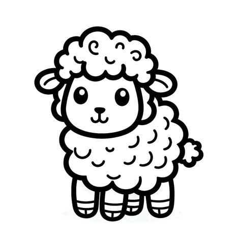 양 색칠 공부 Kr에서 무료 색칠 공부