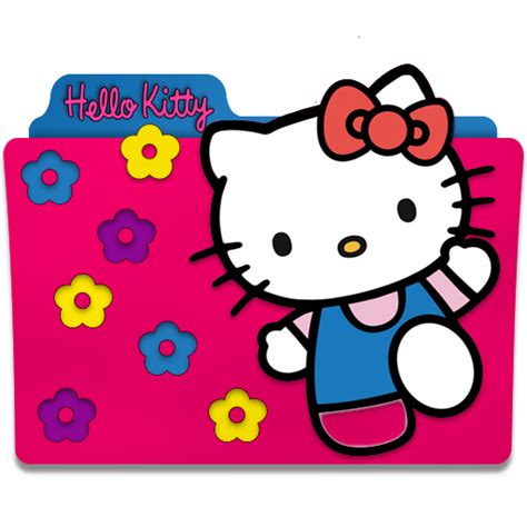 Hello Kitty Folder Icon By Mikromike On Deviantart