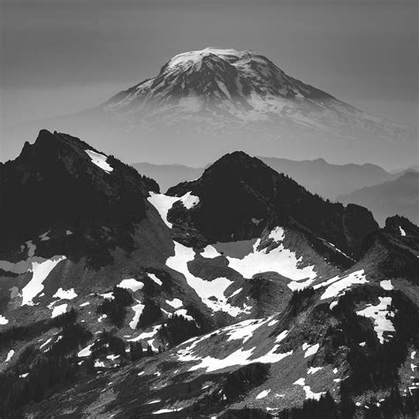 Mt Adams Viewed From The Top Of Skyline Loop Trail In Mt Flickr