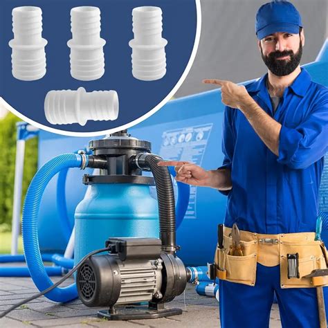 4pcs 워터 호스 커넥터 커플 링 호스 노즐 직경 32mm 38mm 스테인레스 스틸 호스 클램프가있는 수영 Temu Republic Of Korea