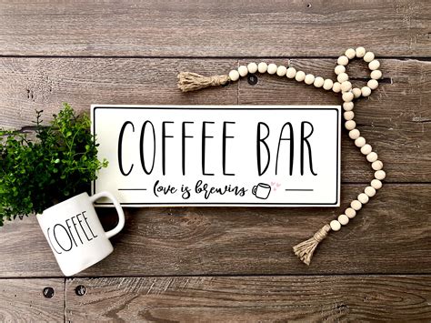 Homemade Coffee Bar Signs At Shirley Vining Blog