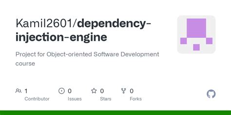 Github Kamil2601dependency Injection Engine Project For Object
