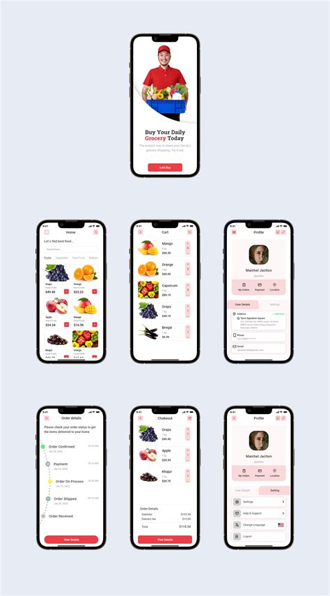 Grocery List App Ui Design On Behance