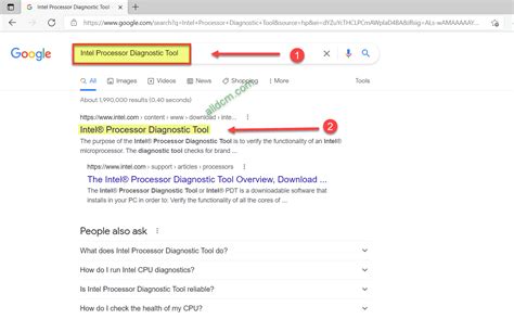 Công cụ chẩn đoán tình trạng của CPU Intel Intel Processor Diagnostic Tool Alldcm com