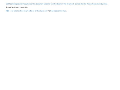 We Value Your Feedback Powerscale Onefs User Mapping Mapping