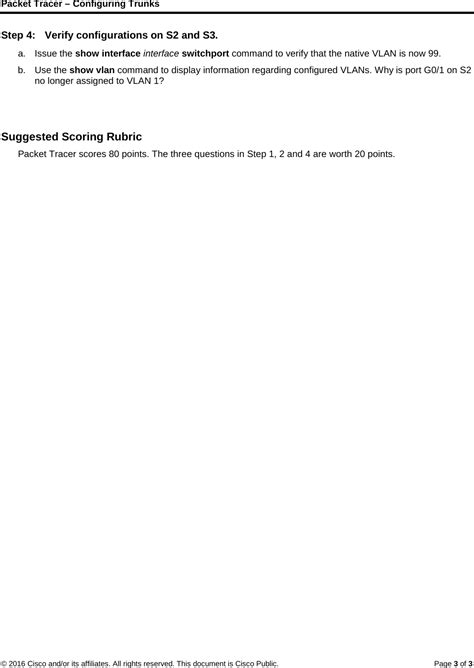 6 2 2 4 packet tracer configuring trunks instructions
