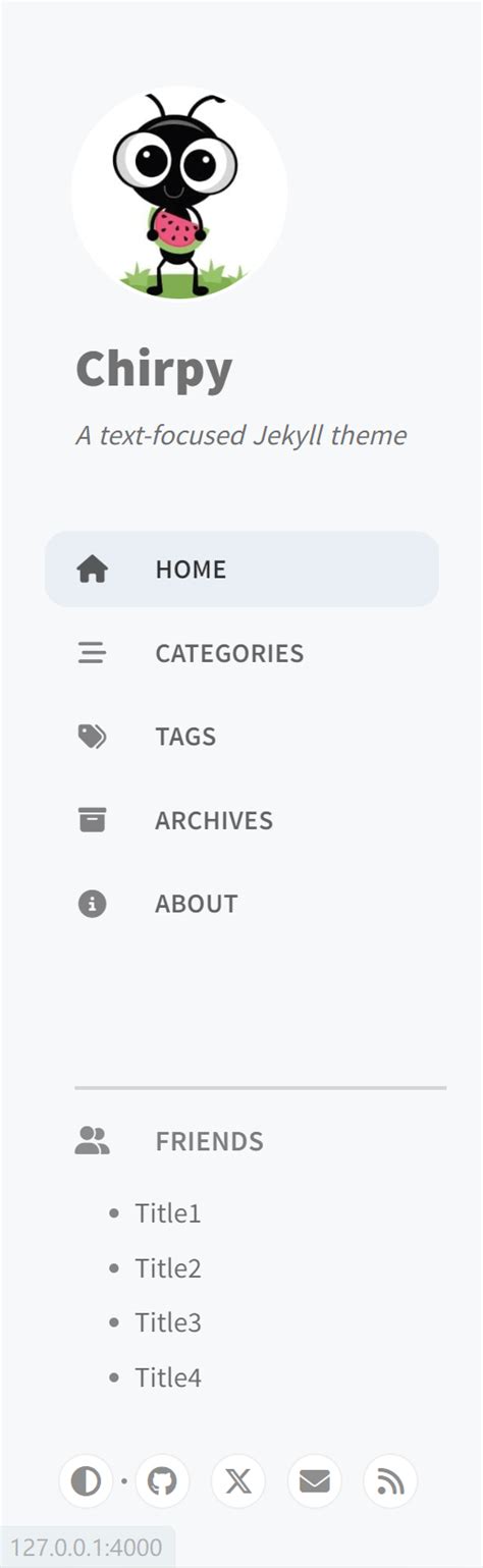 Jekyll Chirpy Theme Blog Customization Sphaerula