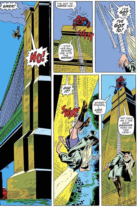 Gwen Stacy The Amazing Spider Man Death Spider Man Death Of The
