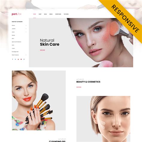 Portfox Cosmetic Store Woocommerce Theme Codezeel