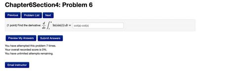 Solved Chapter6section 4 Problem 6 Previous Problem List