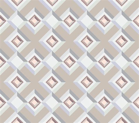 Abstract Geometric Tile Pattern Seamless Backdrop With Square Ornament In Geometric Style Of