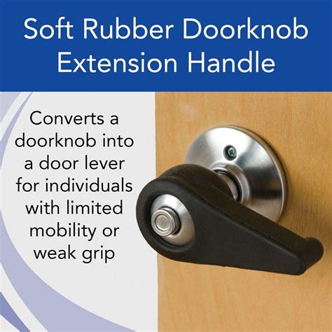 Soft Rubber Doorknob Extension Handle For Elderly And Disabled Fits 2 2