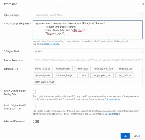Create A Logtail Configuration In Nginx Configuration Mode To Collect Logs Simple Log Service