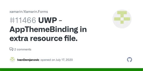 Uwp Appthemebinding In Extra Resource File · Issue 11466 · Xamarinxamarinforms · Github