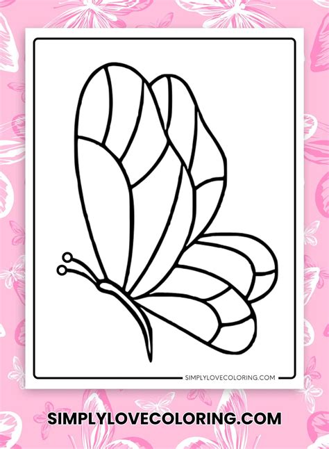 Butterfly Templates Free Pdf Downloads Simply Love Coloring