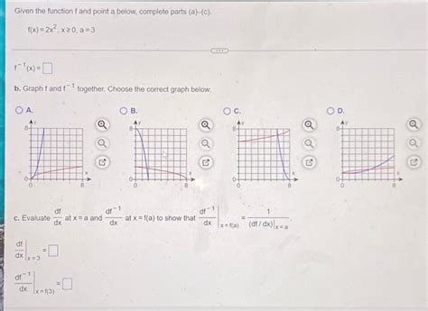 Solved Given The Function F And Point A Below Complete Chegg