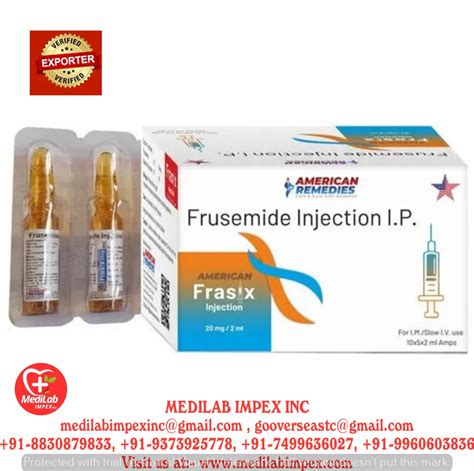 Furosemide 2ml Injection 40mg At ₹ 20 Box In Nagpur Id 2852376164055