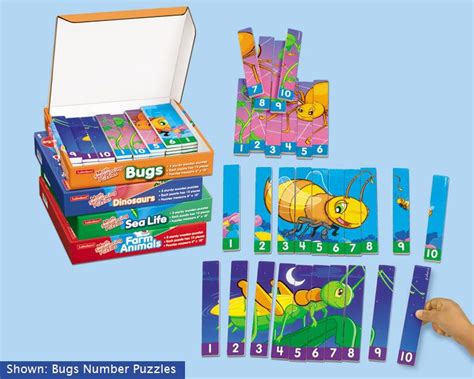 Sequencing Numbers 1 10 Puzzles Set Of 3 At Lakeshore Learning Materiales Didacticos