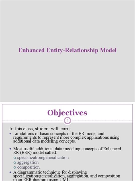 Enhanced Entity Relationships Model Pdf Inheritance Object Oriented Programming Data Model