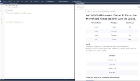 Solved Given The Table Below Declare The Following
