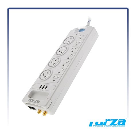 Regleta Supresora De Picos 1800j 1750w Forza Fsp 1011usbw Wiltron