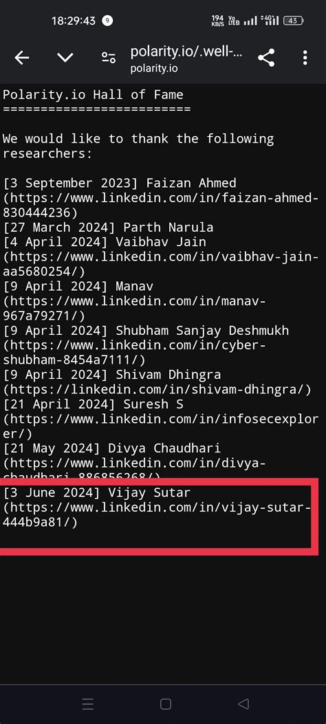 Vijay Sutar On Linkedin Bugbounty Hacking Cybersecurity Ethicalhacking Hacker Infosec